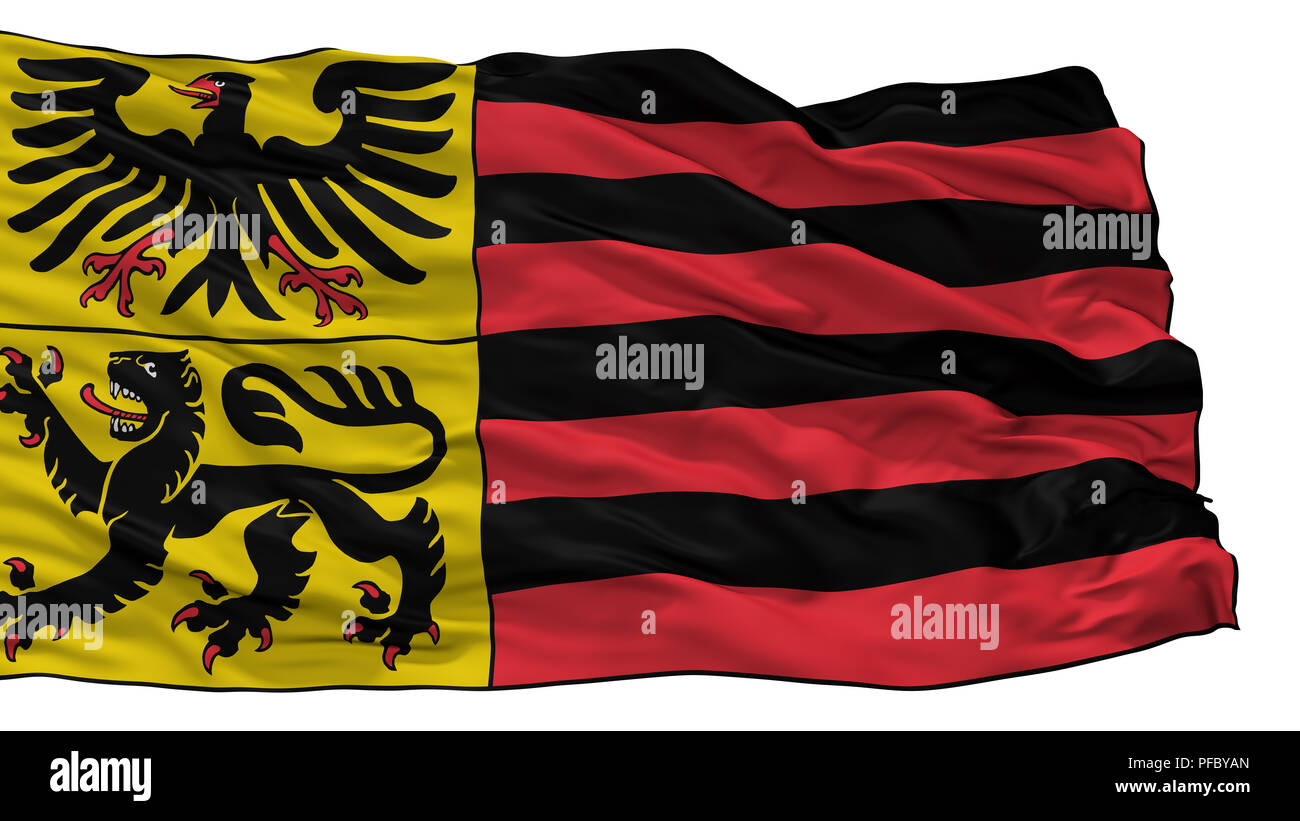 3d flag of the duren city hi-res stock photography and images - Alamy