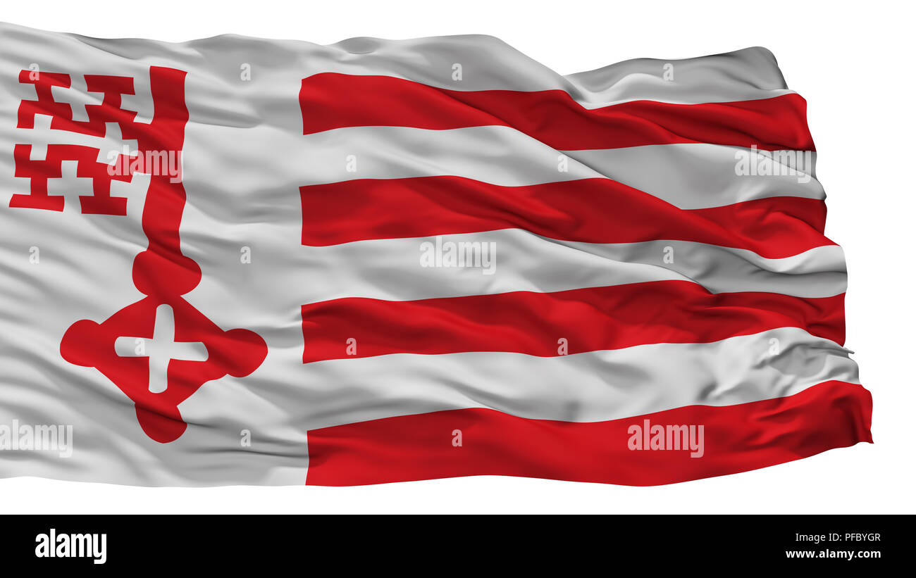 Soest City Flag, Germany, Isolated On White Background Stock Photo - Alamy