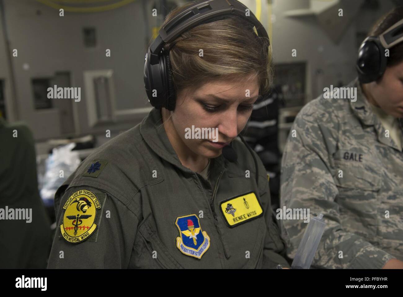 U.S. Air Force Lt. Col. (Dr.) Renee Matos, a pediatrics physician with ...