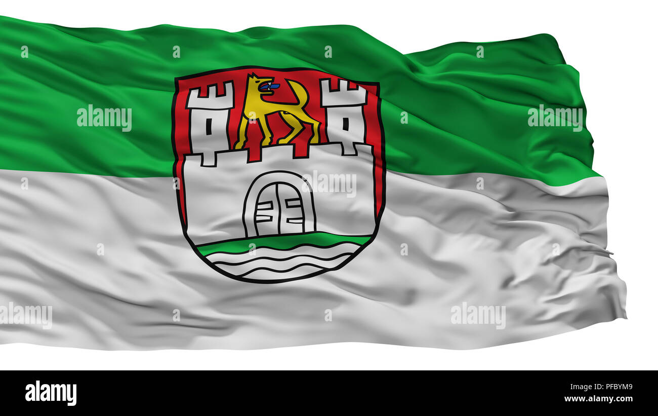 Wolfsburg City Flag, Germany, Isolated On White Background Stock Photo ...