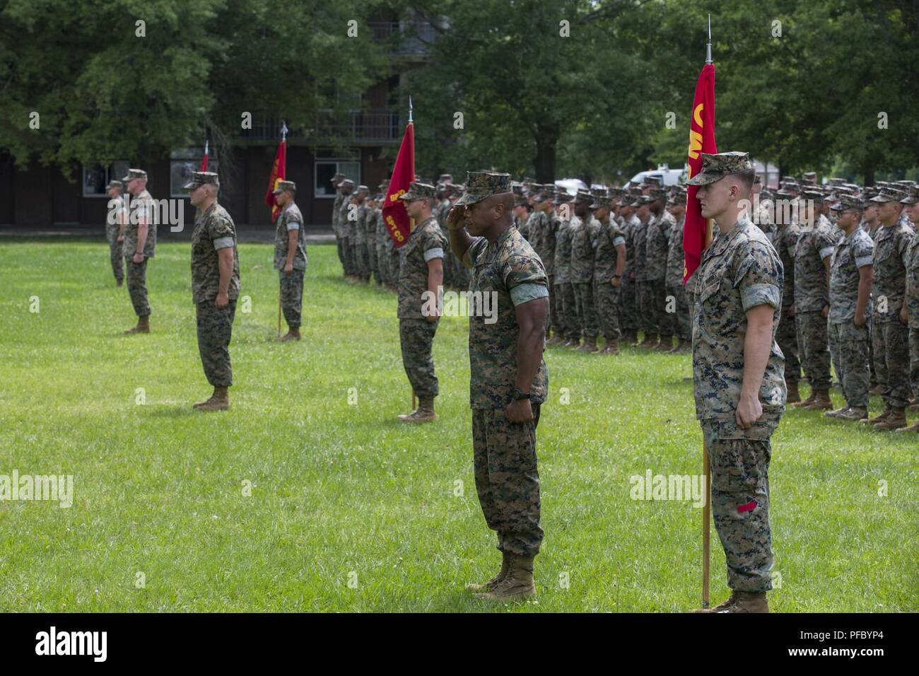 U.S. Marines and Sailors with 2nd Transportation Support Battalion ...