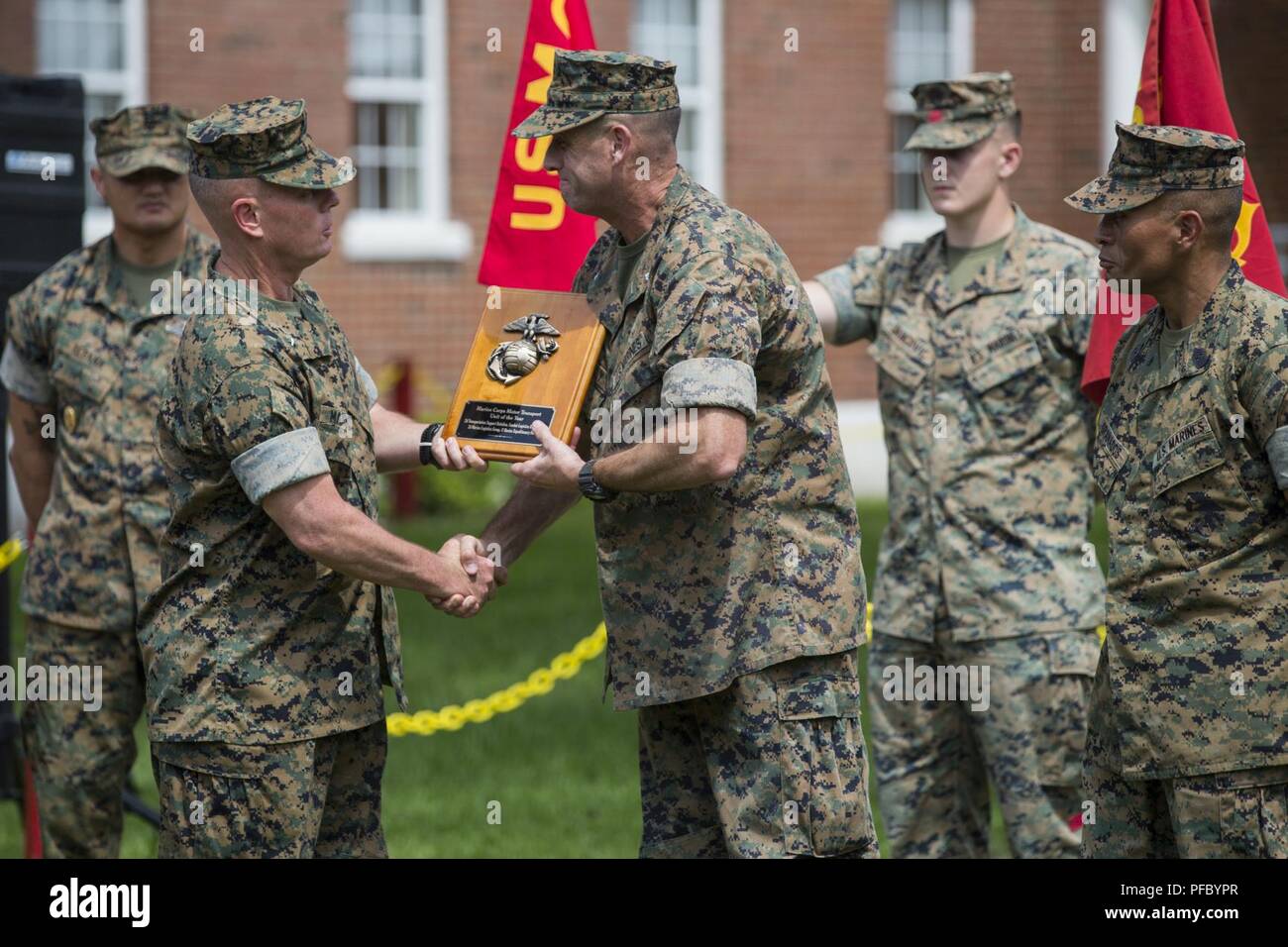 U.S. Marine Corps Brig. Gen. David W. Maxwell, 2nd Marine Logistics ...