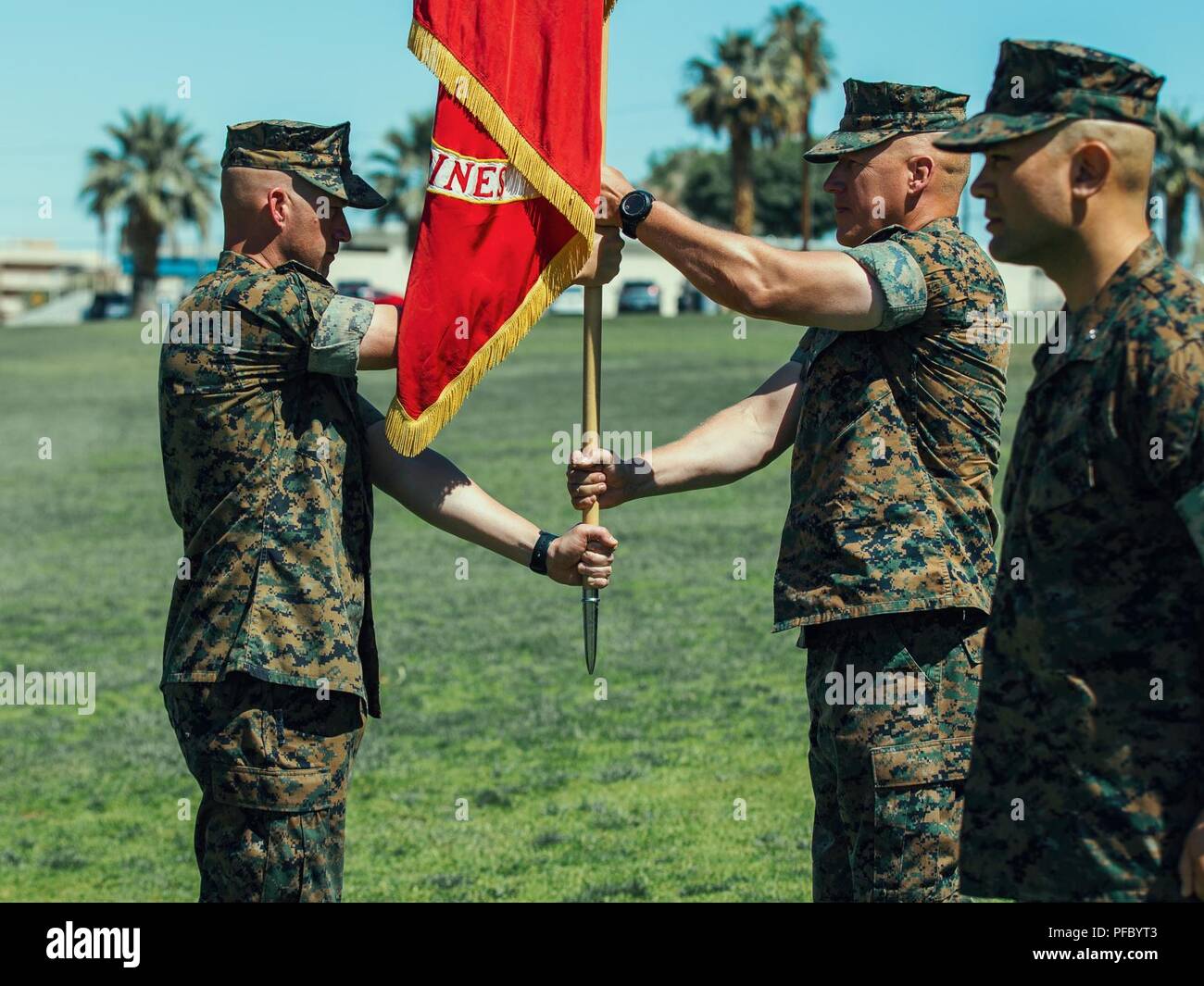 Sgt. Maj. Brian E. Anderson, sergeant major, 1st Battalion, 7th Marine ...