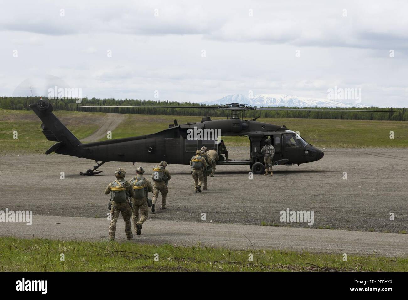 U.S. Airmen assigned to the 3rd Air Support Operations Squadron and ...