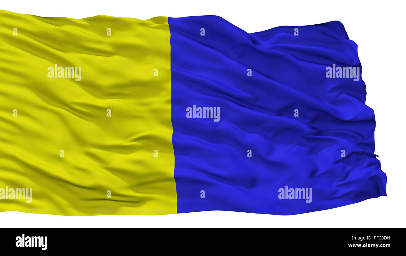 Modena City Flag, Italy, Isolated On White Background Stock Photo - Alamy