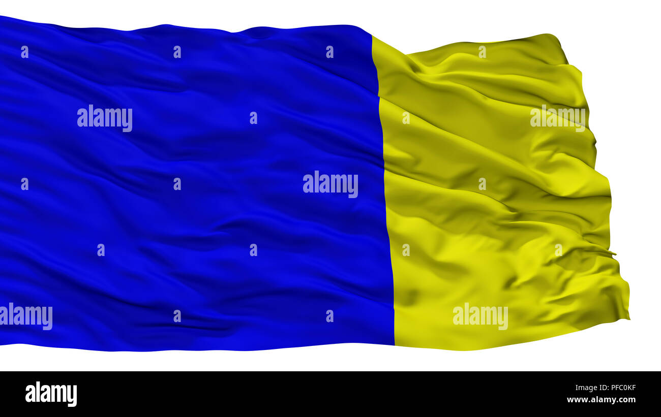 Viterbo City Flag, Italy, Isolated On White Background Stock Photo - Alamy