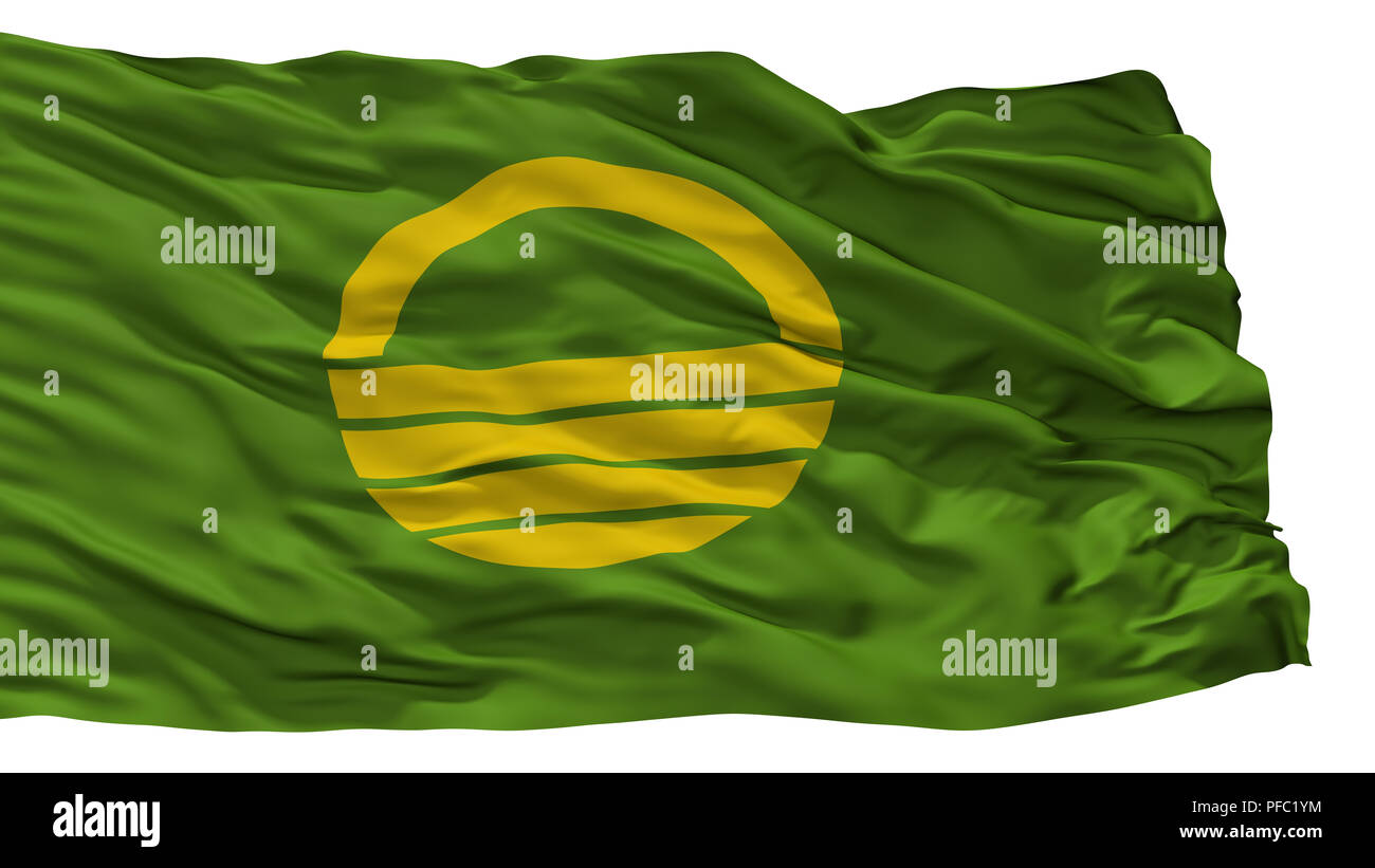 Ashiya City Flag, Japan, Hyogo Prefecture, Isolated On White Background ...