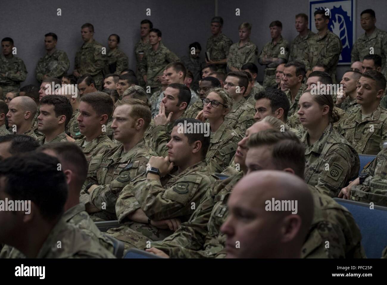 Exercise Swift Response 18 (SR18) mission planners brief U.S. Air Force ...