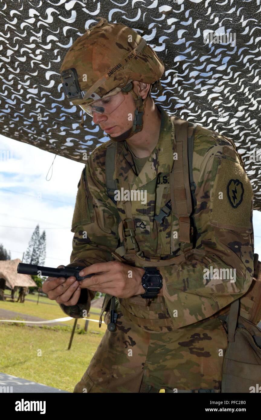 Pfc. Daniel McKinney, an infantryman assigned to 2nd Battalion, 27th ...