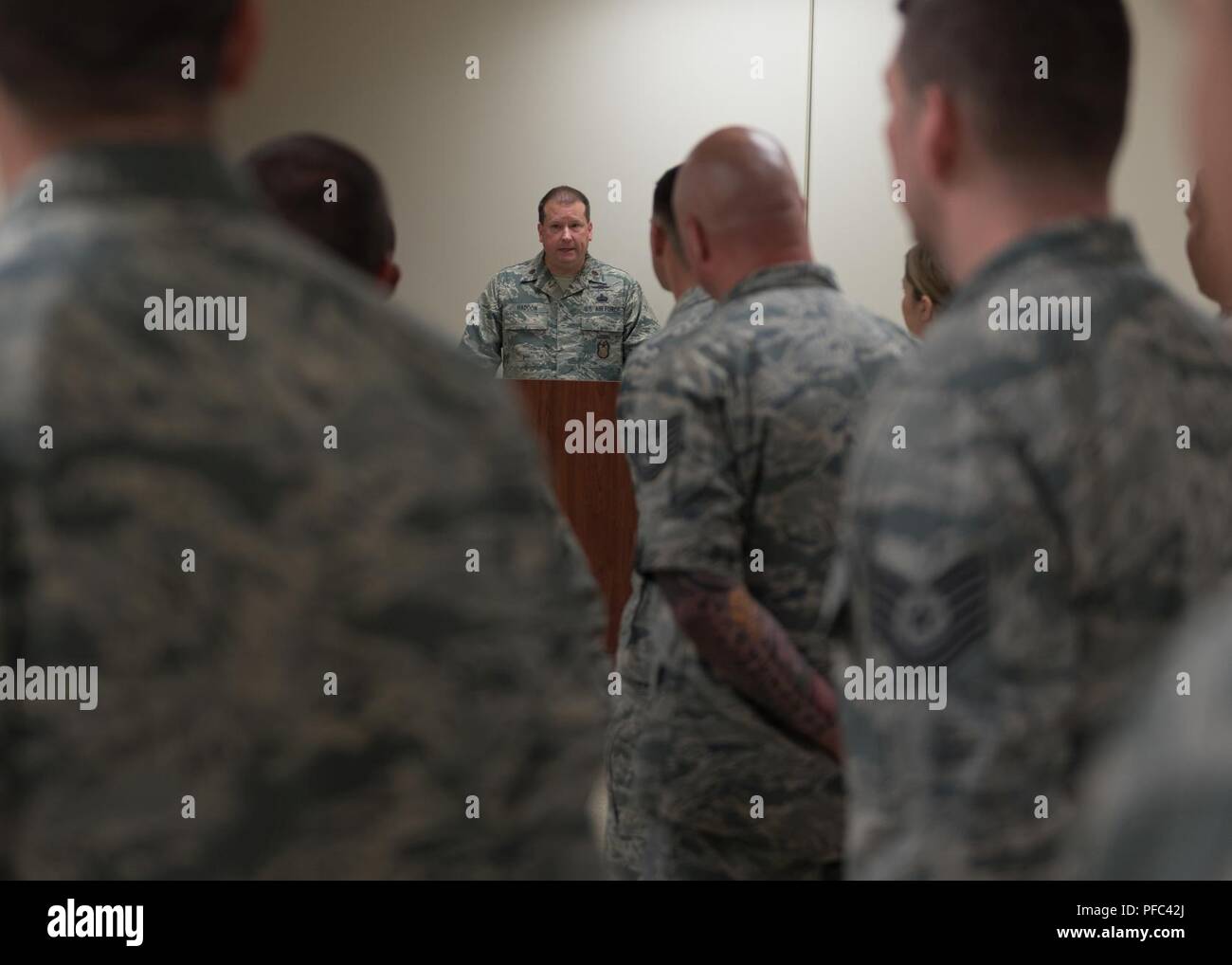 Col. Christopher Hurley, 102nd Mission Support Group commander, Otis ...