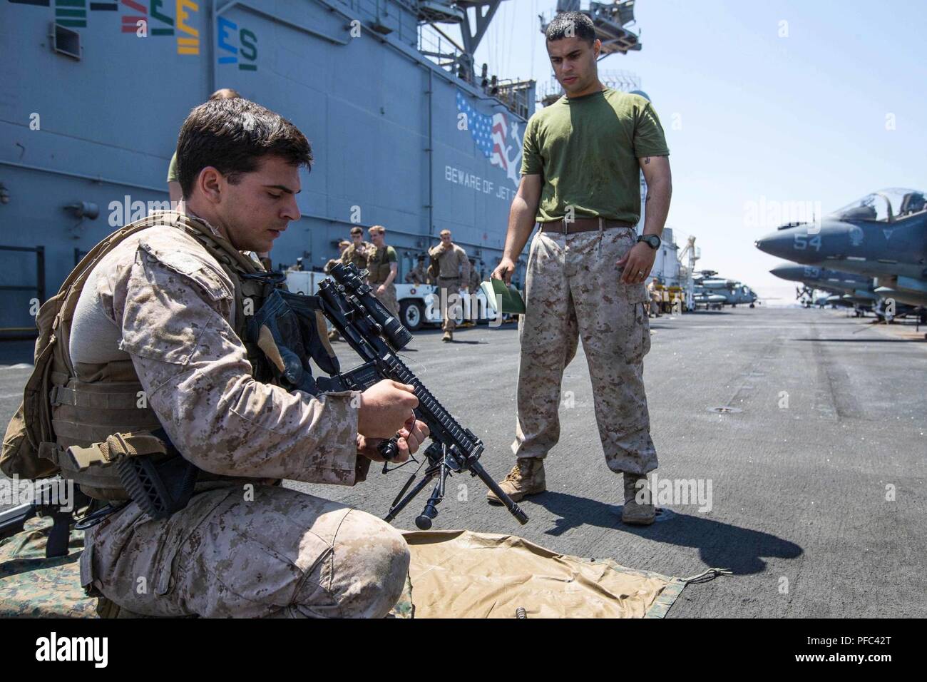 U.S. 5TH FLEET AREA OF OPERATIONS (May 31, 2018) U.S. Marine Cpl ...