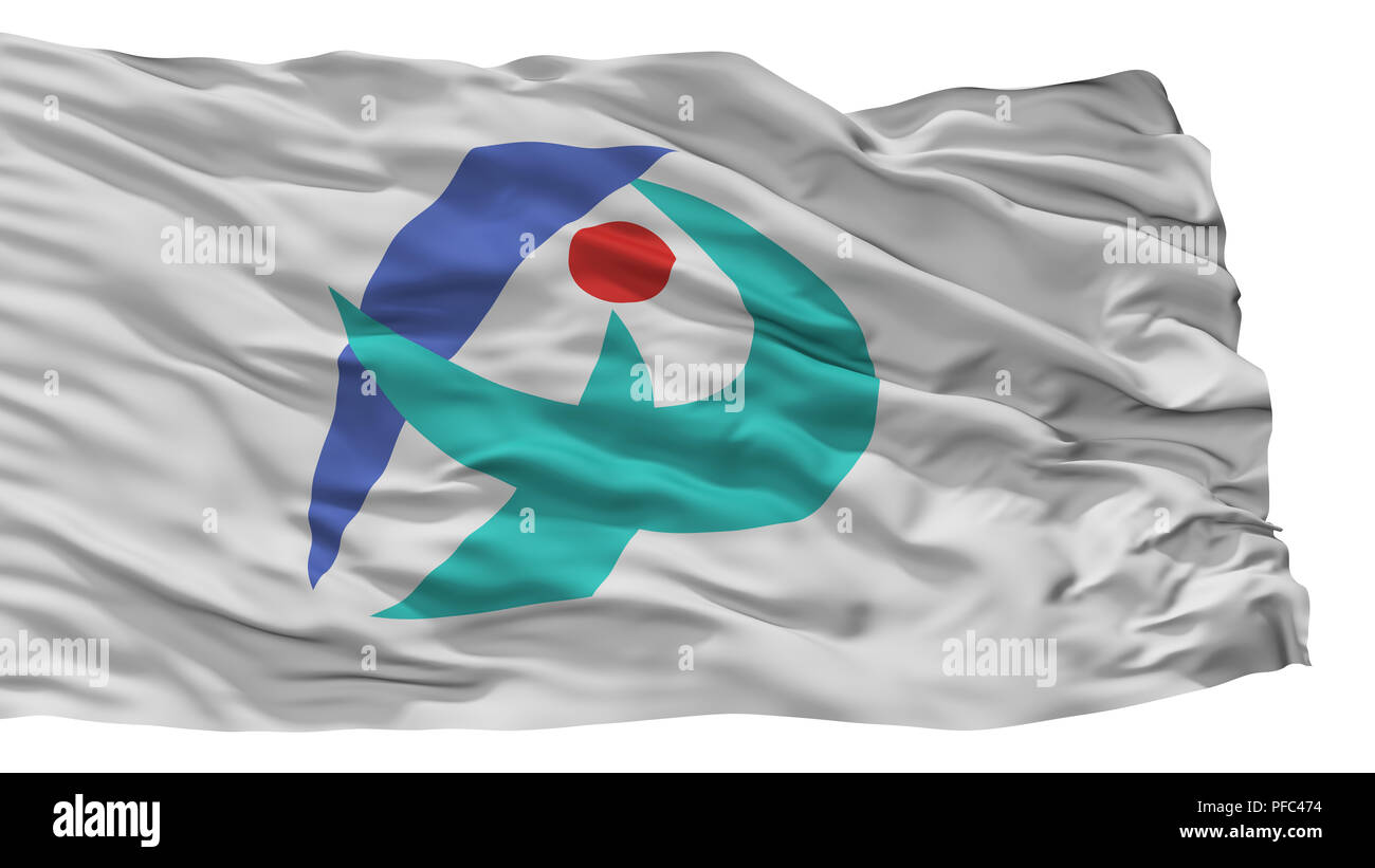 Iga City Flag, Japan, Mie Prefecture, Isolated On White Background ...