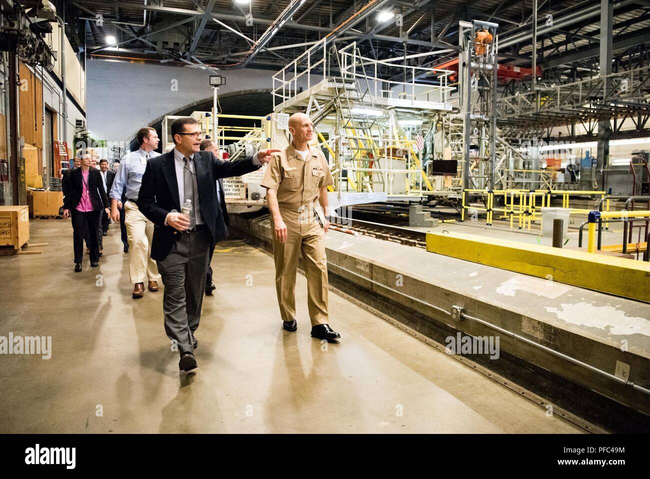 Steve Ouimette, deputy head for the Hydrodynamics and Engineering ...