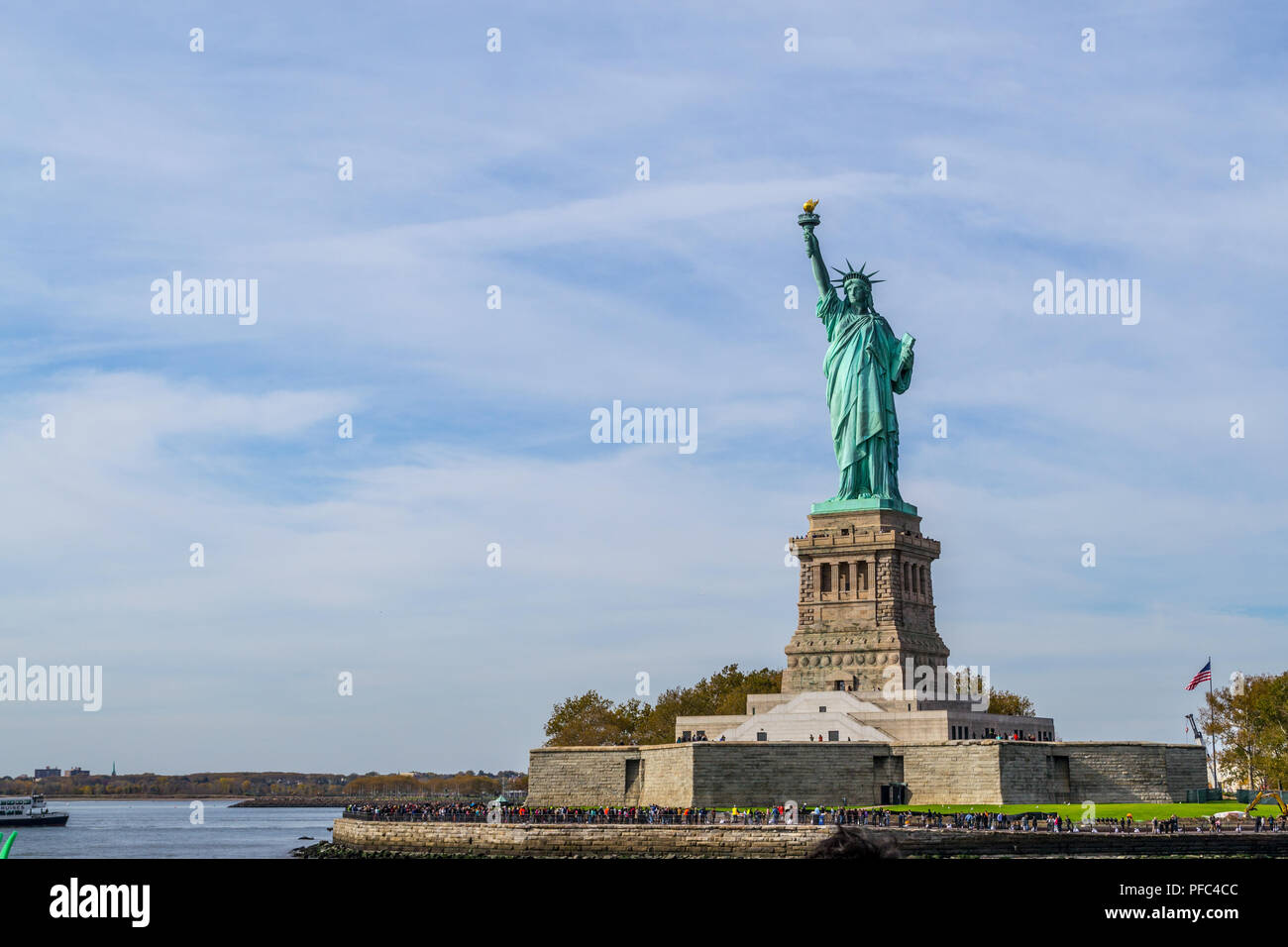 Statue of liberty (dedicated on October 28, 1886) is one of the most ...