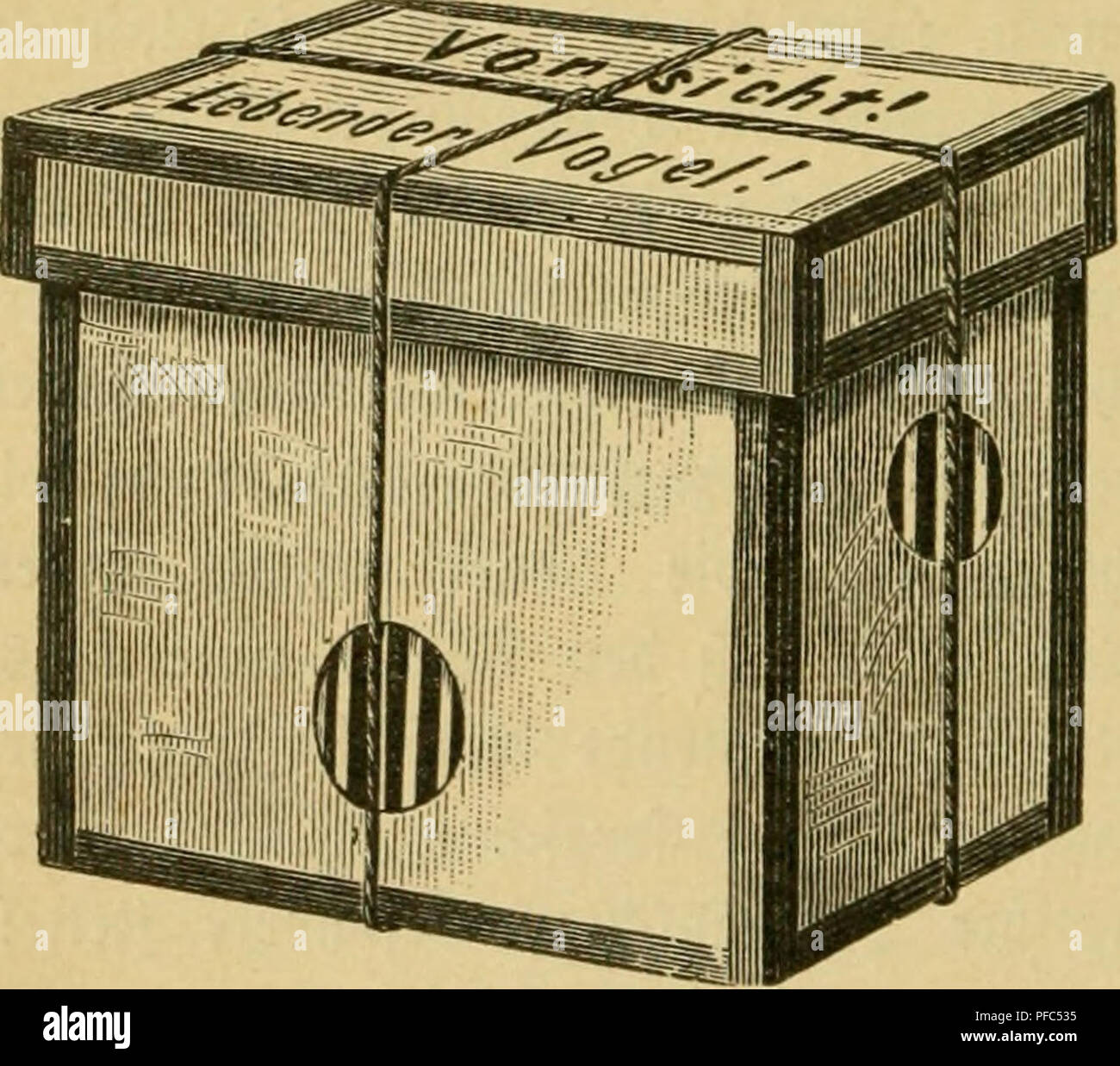 This German work discusses the history, care, and breeding of canaries ...