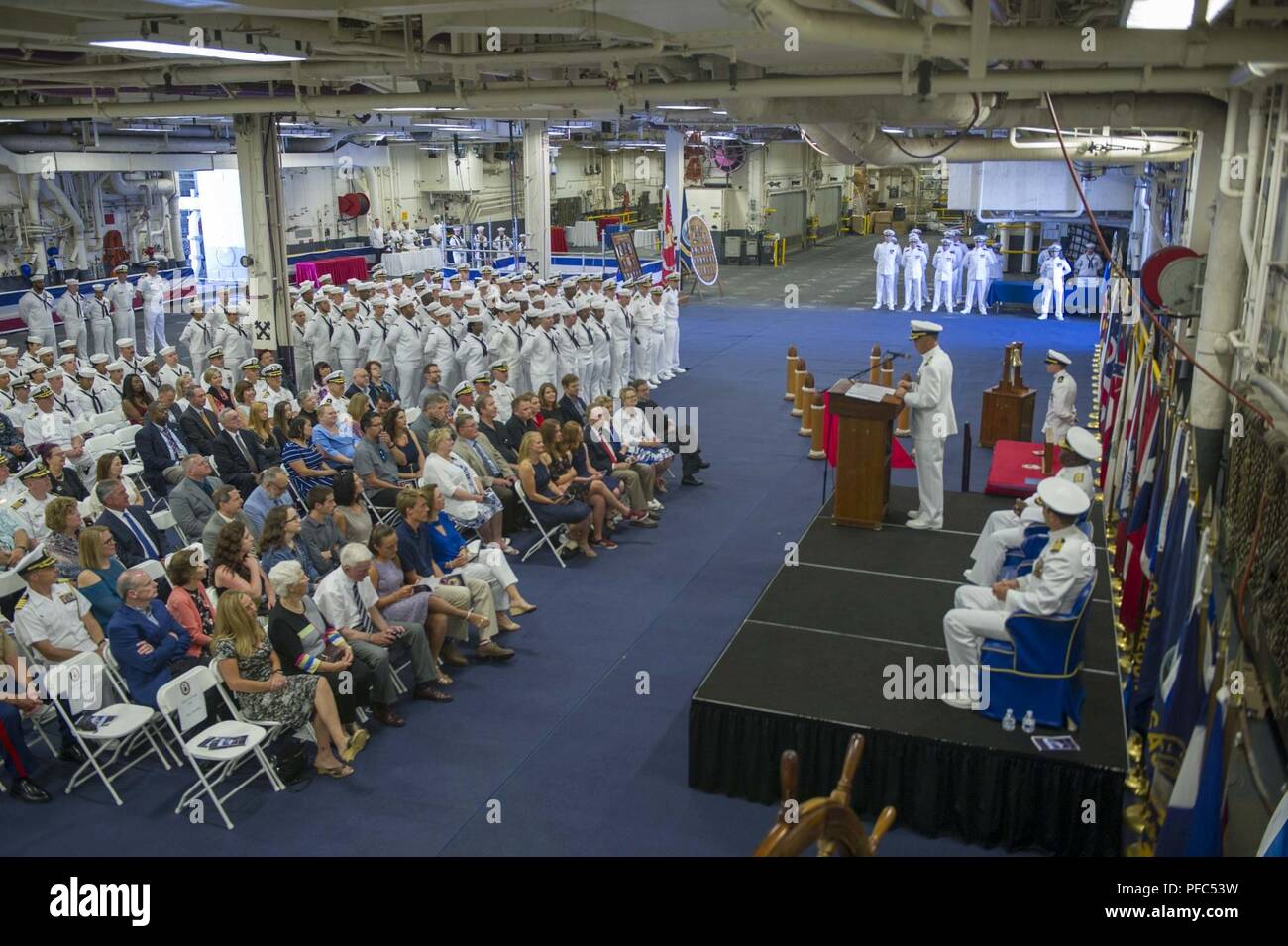 NAVAL BASE SAN DIEGO (June 8, 2018) Capt. Joseph R. Olson, the ...
