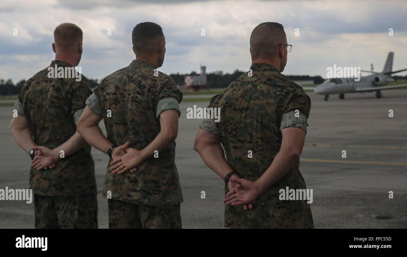 Lieutenant General Robert F. Hedelund (right), commanding general of II ...