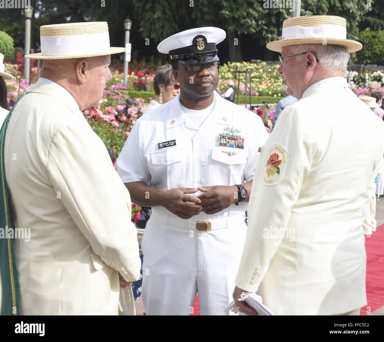 PORTLAND, Oregon (June 08, 2018) Master Chief Yeoman Omar McCall ...
