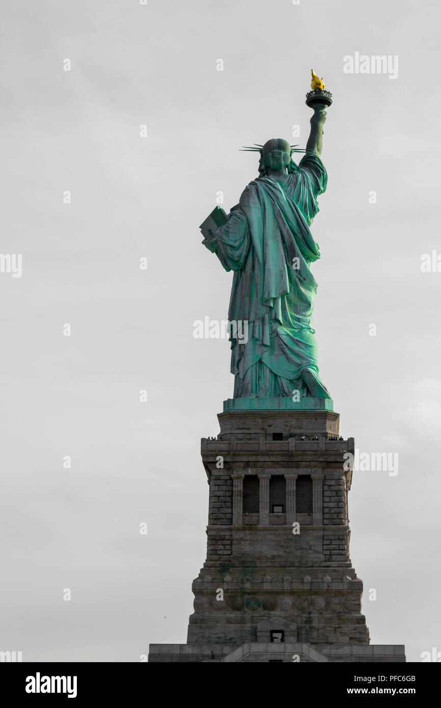 Statue of liberty (dedicated on October 28, 1886) is one of the most ...