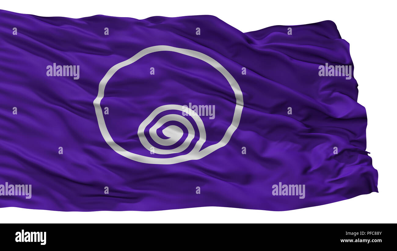 Naruto City Flag, Japan, Tokushima Prefecture, Isolated On White ...