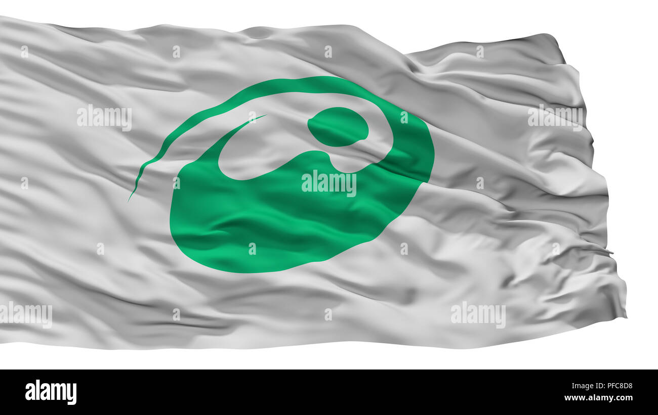 Nishitokyo City Flag, Japan, Tokyo Prefecture, Isolated On White ...