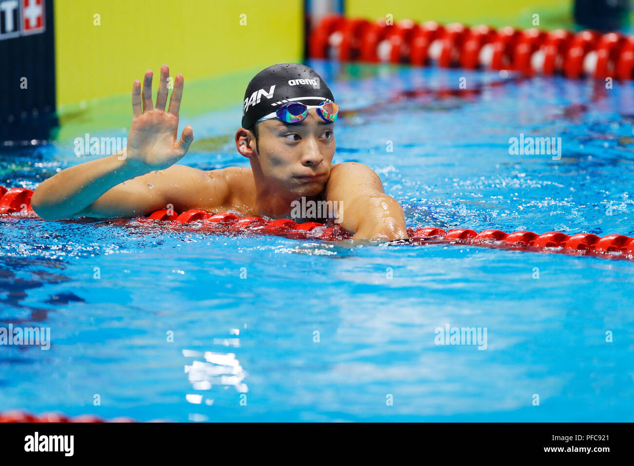 Jakarta, Indonesia. 20th Aug, 2018. Ryosuke Irie (JPN) Swimming : Men's ...