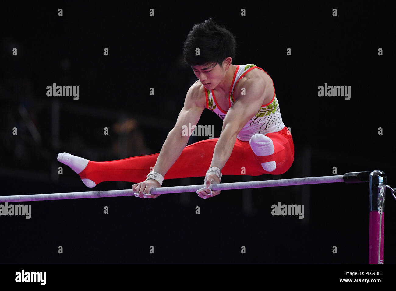 Jakarta, Indonesia. Credit: MATSUO. 20th Aug, 2018. Kakeru Tanigawa (JPN) Artistic Gymnastics ...