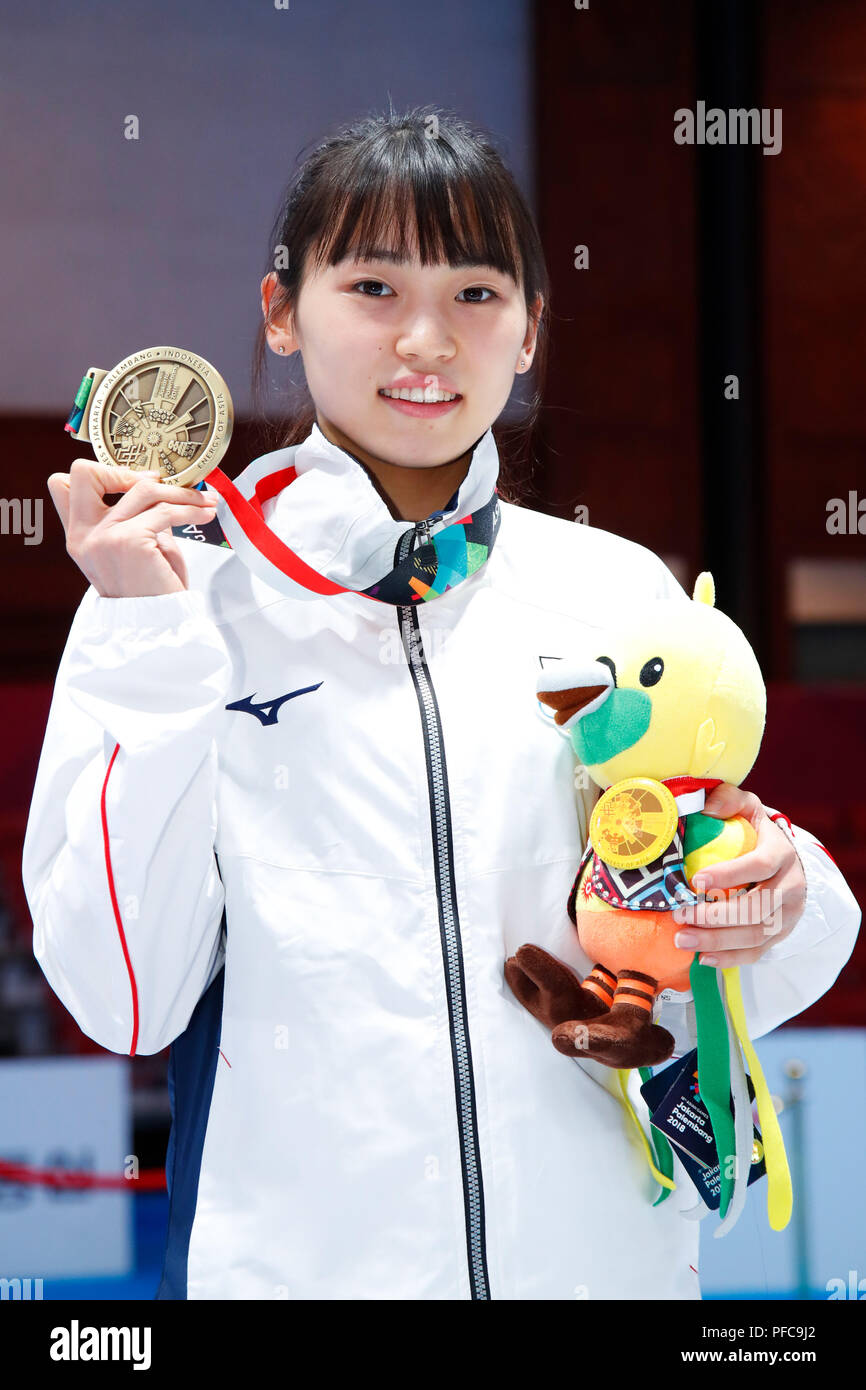 Jakarta, Indonesia. 20th Aug, 2018. Sera Azuma (JPN) Fencing : Women's ...