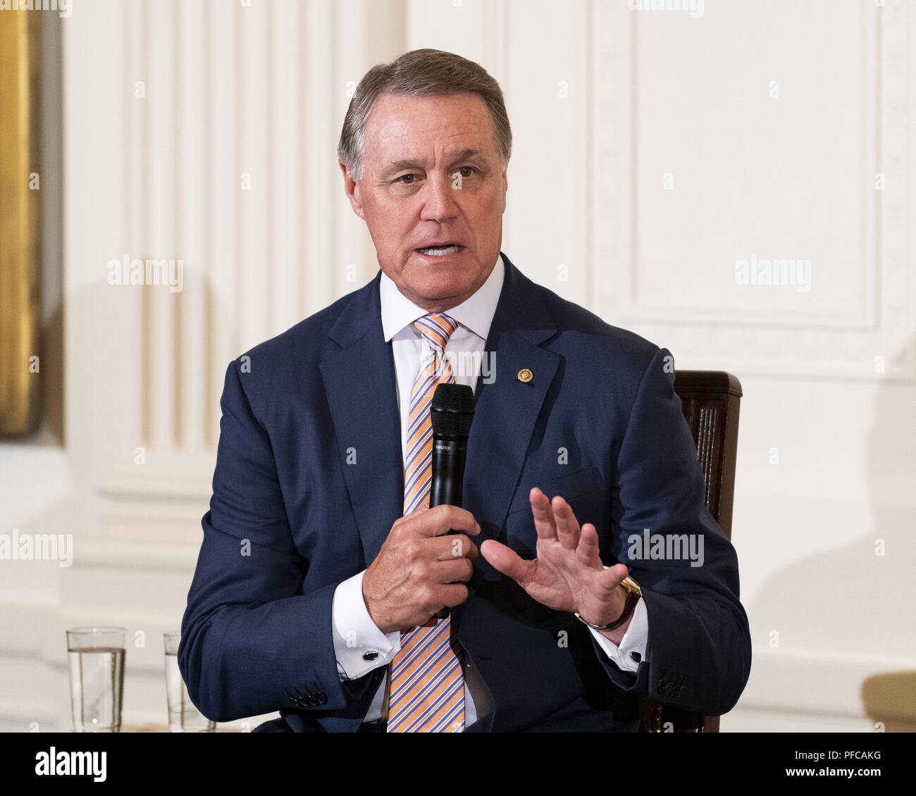 Washington, DC, USA. 20th Aug, 2018. DAVID PERDUE (R-GA), United States ...