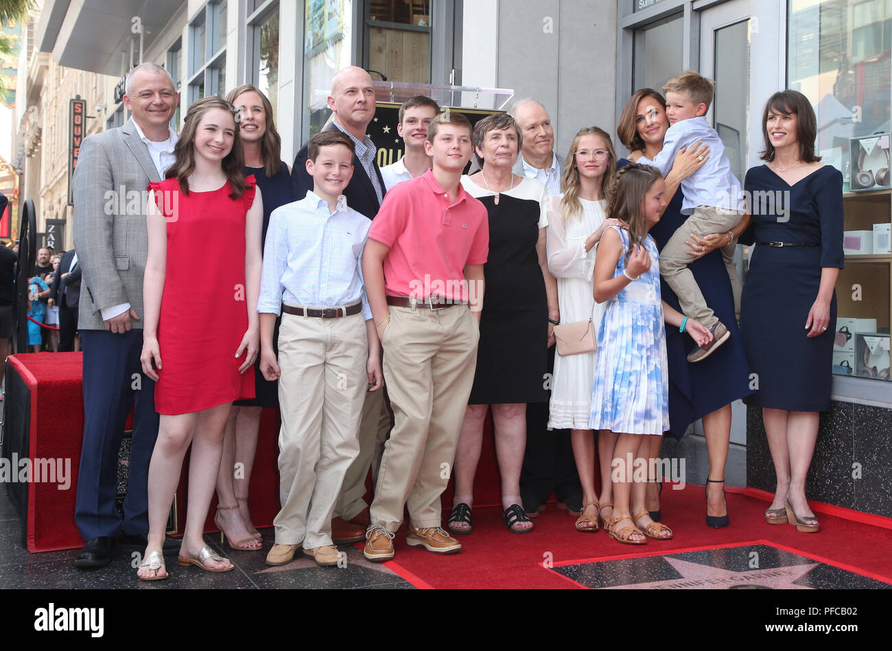 Hollywood, Ca. 20th Aug, 2018. Jennifer Garner, Samuel Garner Affleck ...