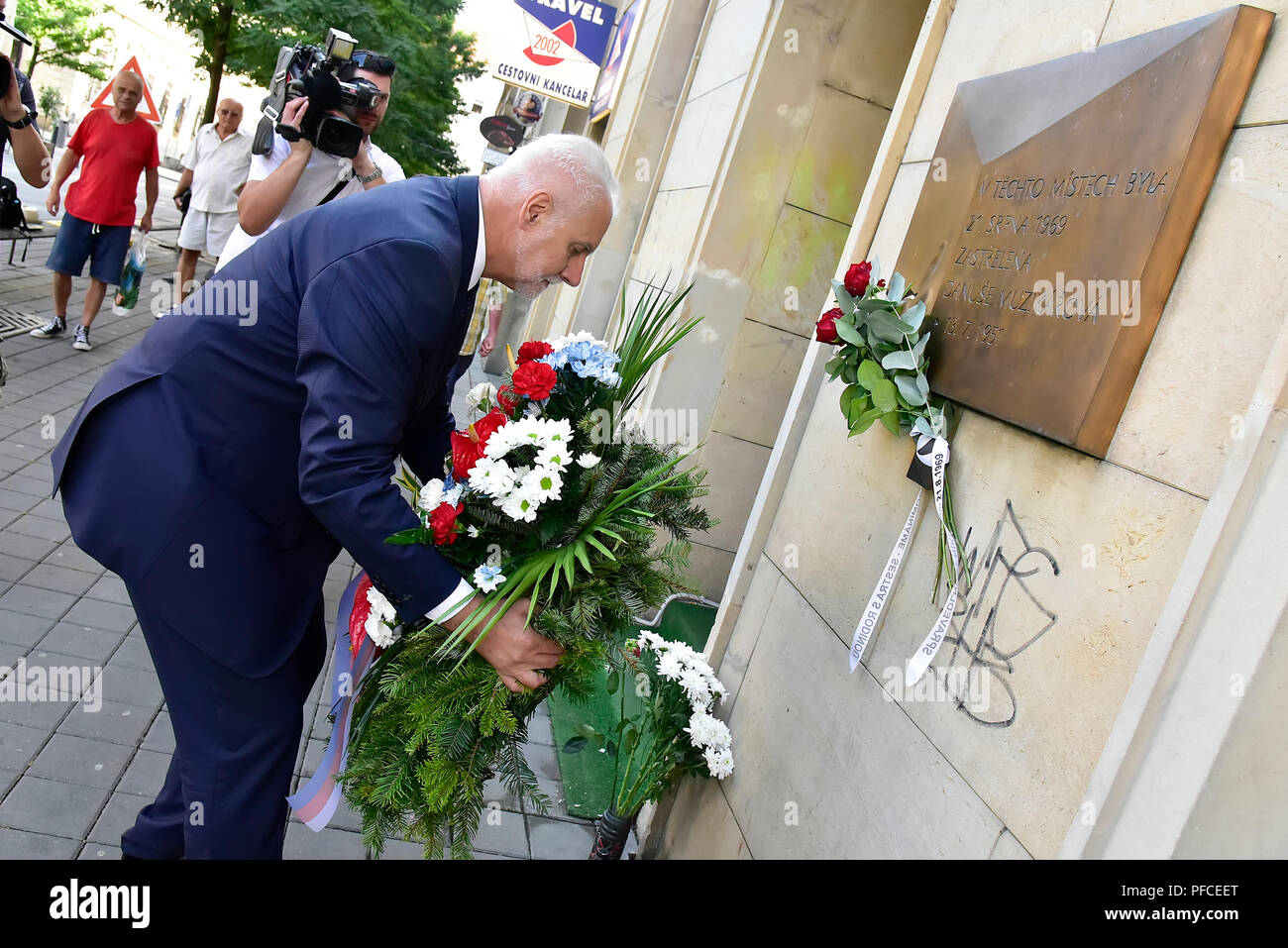 Brno, Czech Republic. 21st Aug, 2018. South Moravia Region Governor ...