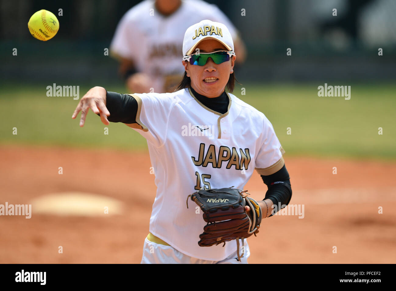Jakarta, Indonesia. Credit: MATSUO. 19th Aug, 2018. Yukari Hamamura ...