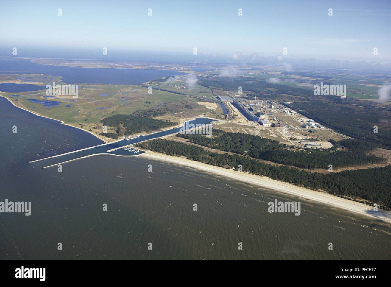 Russia. 21st Aug, 2018. The German landfall of the Nord Stream Pipeline ...