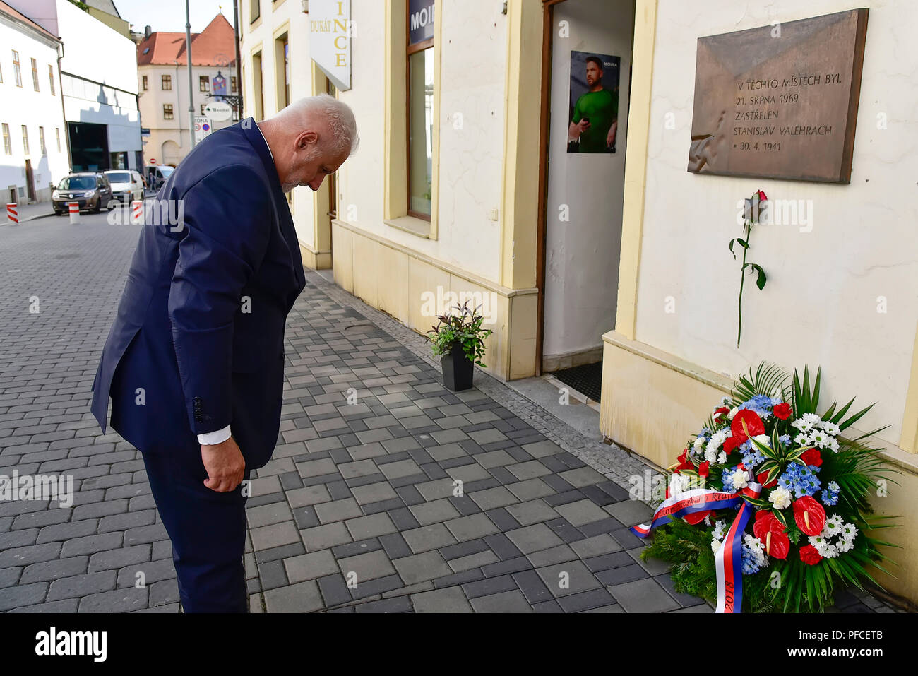 Brno, Czech Republic. 21st Aug, 2018. South Moravia Region Governor ...