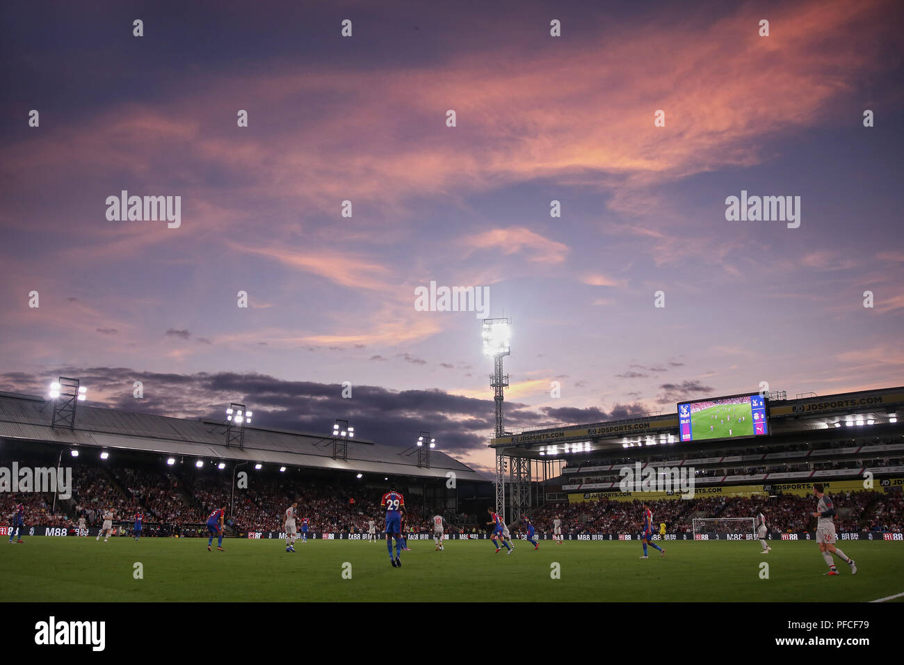 General view of Selhurst Park, home of Crystal Palace during the match ...