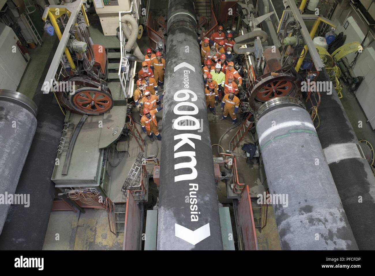 Russia. 21st Aug, 2018. Nord Stream has completed over half of the ...