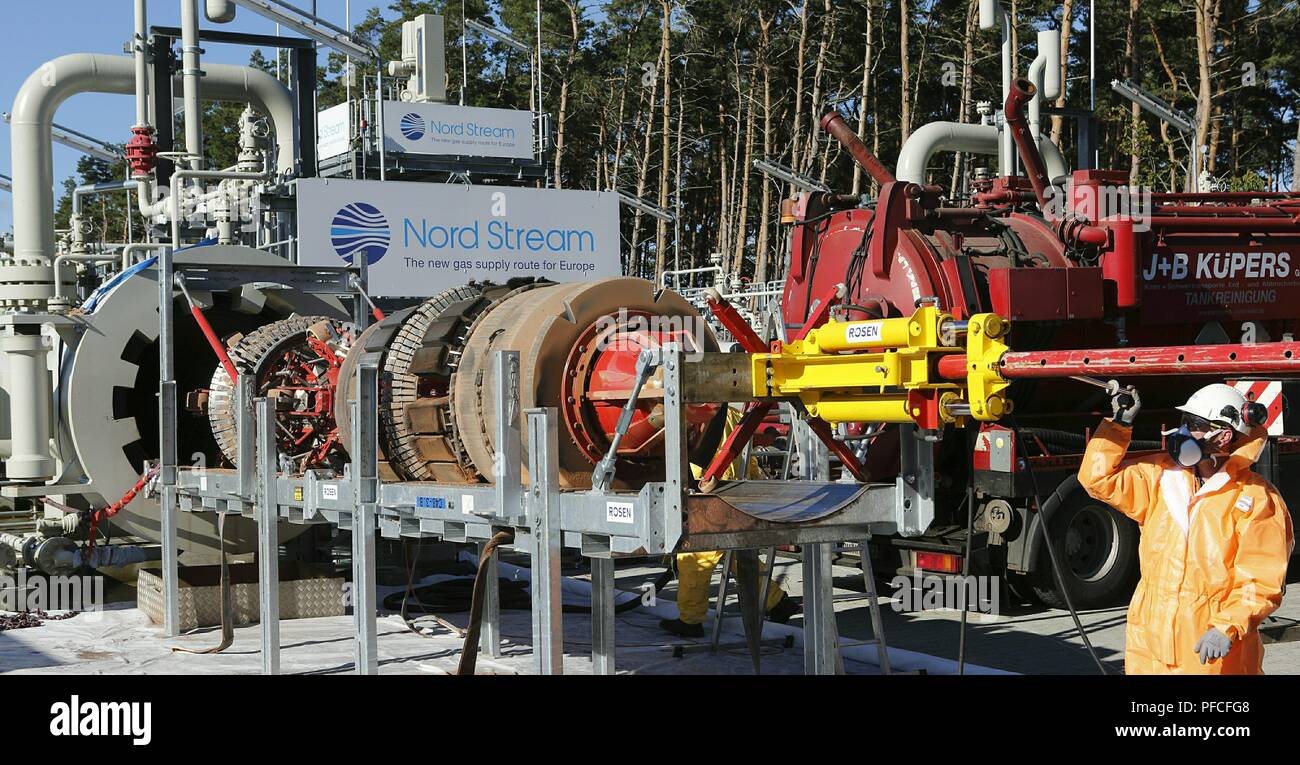 Lubmin, MVP, Russia. 21st Aug, 2018. The intelligent Inline Inspection ...