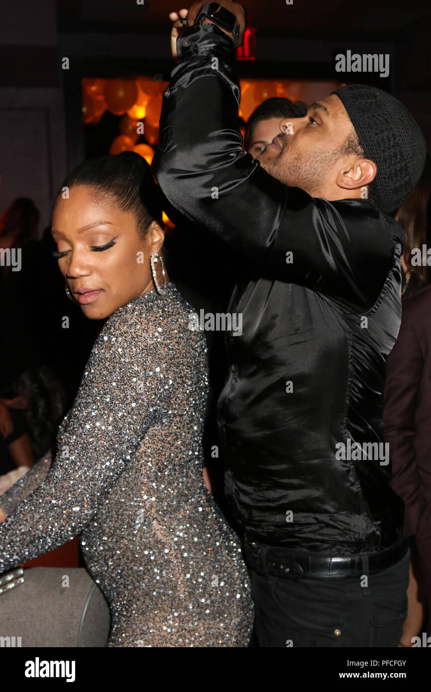 New York, NY, USA. 21st Aug, 2018. Tiffany Haddish and Maxwell attend ...