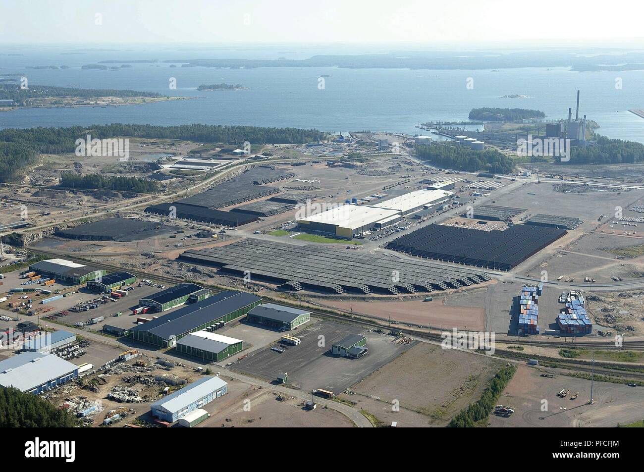 Russia. 21st Aug, 2018. Pipe joints for the construction of the Nord ...