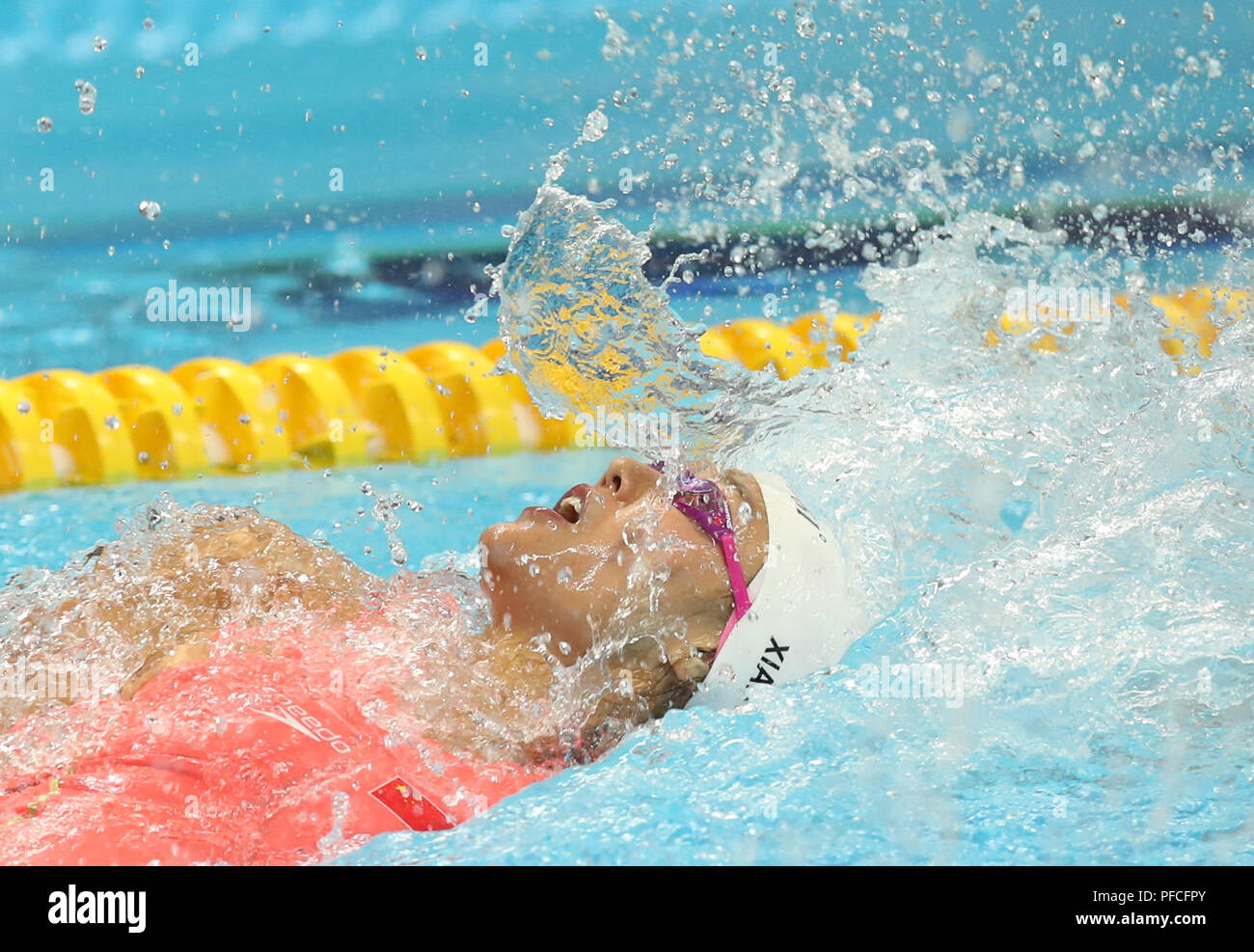 Jakarta, Indonesia. 21st Aug, 2018. Liu Xiang of China competes during ...