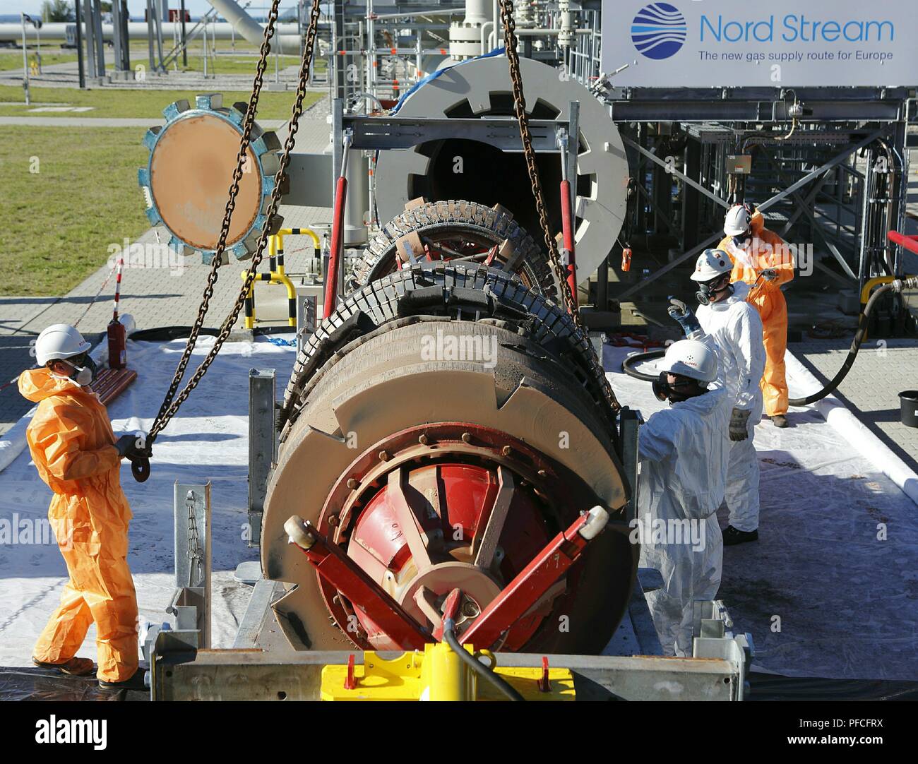 Lubmin, MVP, Russia. 21st Aug, 2018. The intelligent Inline Inspection ...