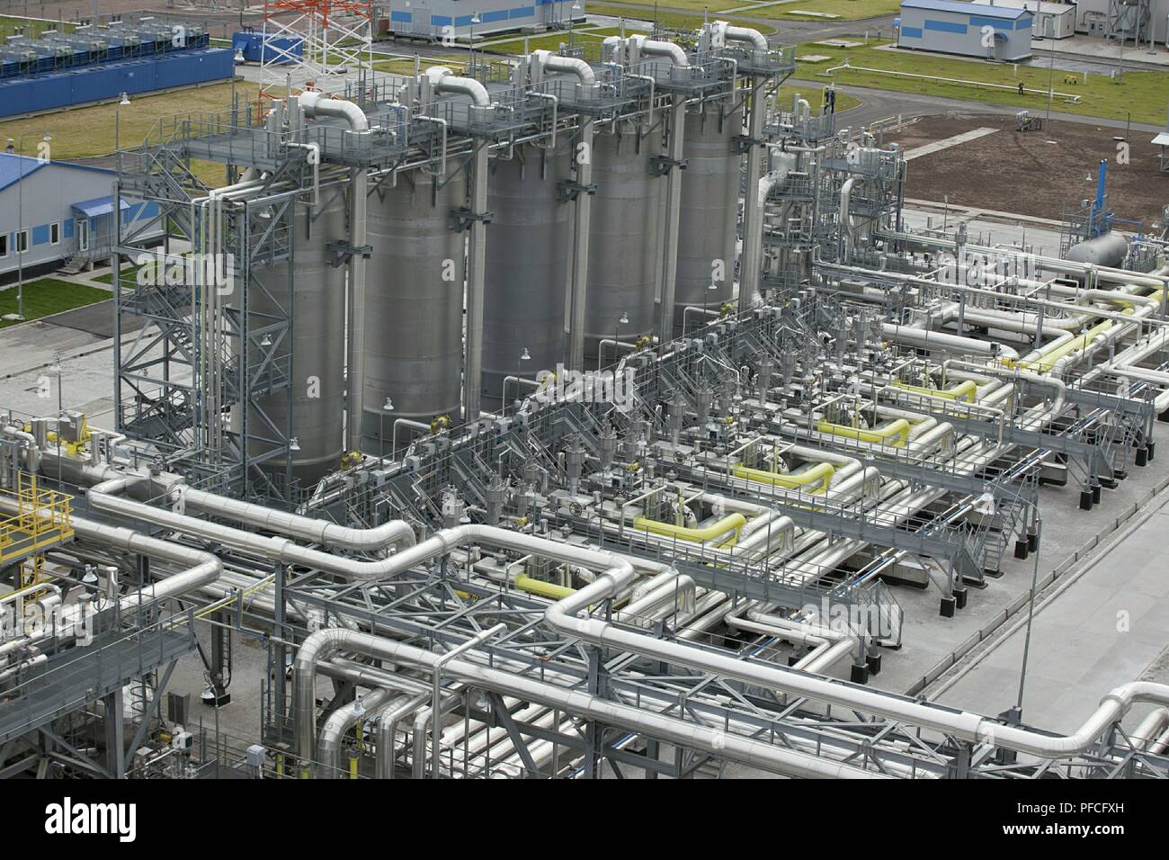 Russia. 21st Aug, 2018. Before gas from the northern Russian gas fields ...