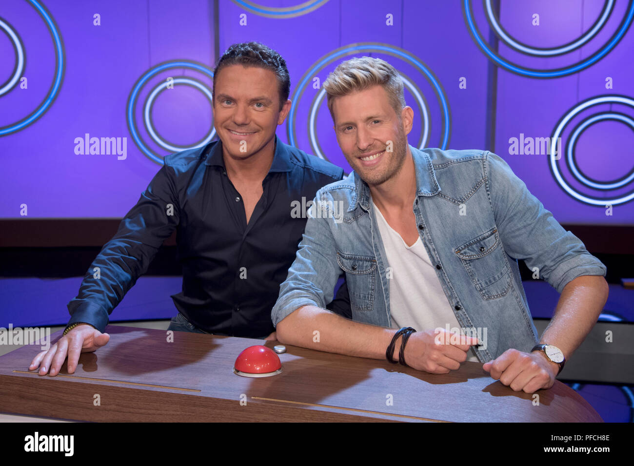 From left: Stefan MROSS, Germany, musician, trumpet player, moderator ...