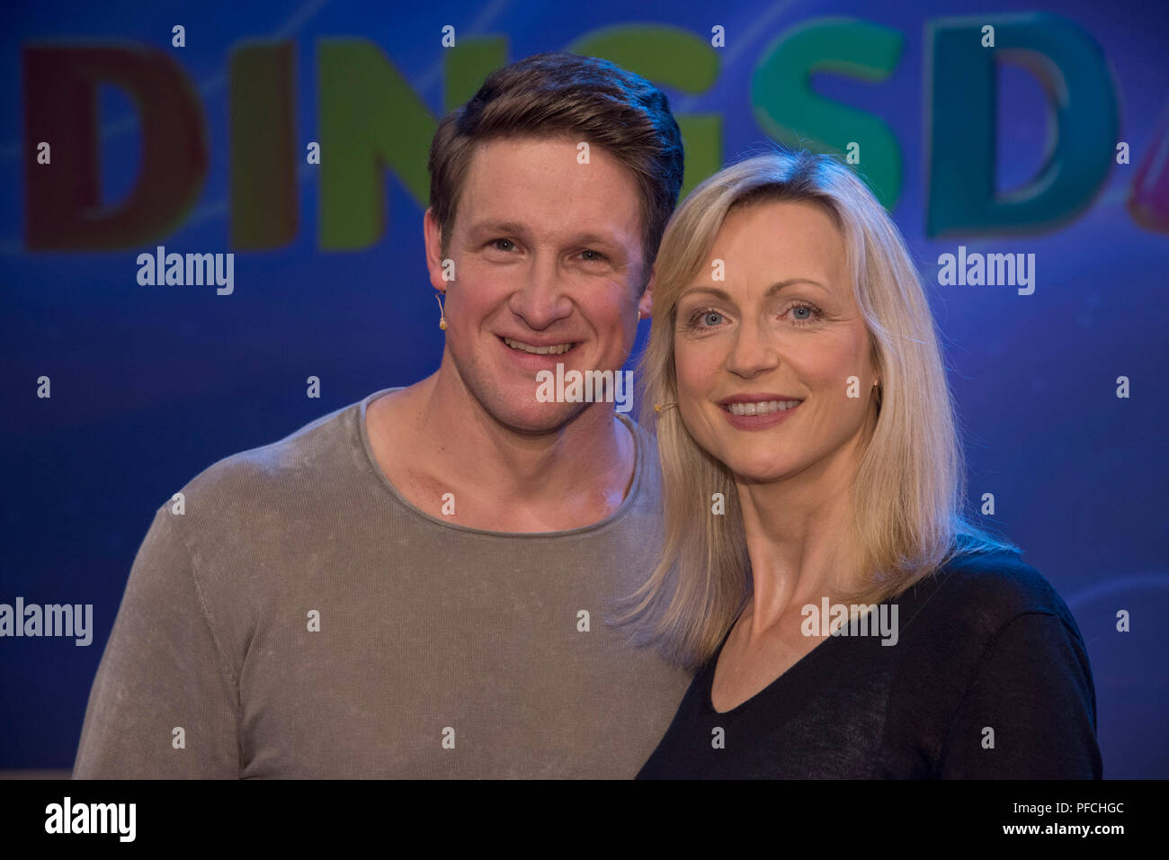 Inge STEINER, Germany, presenter, and husband Matthias STEINER, Germany ...