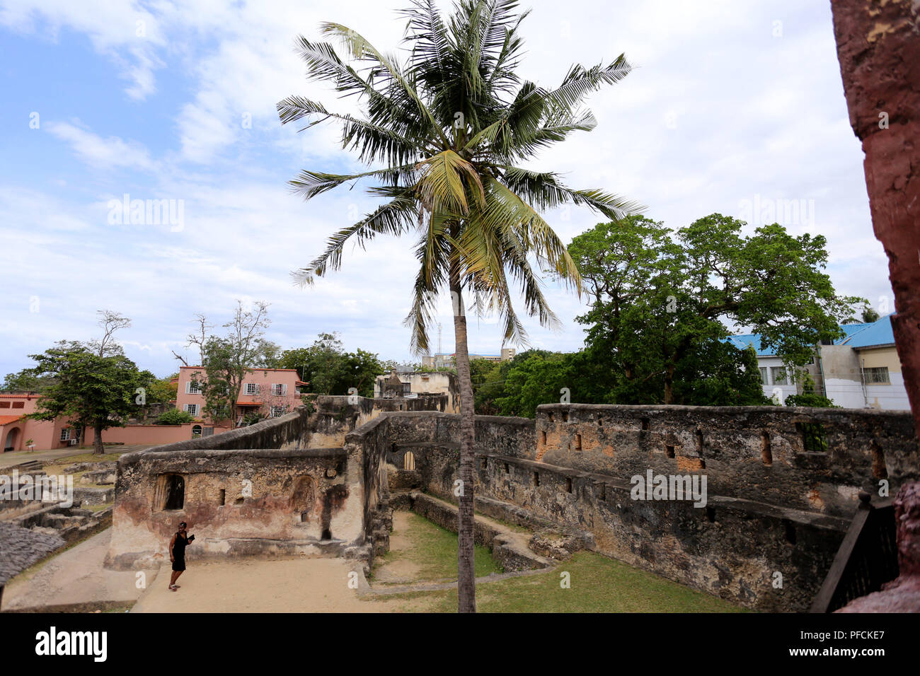 Mombasa, Kenya. 18th Aug, 2018. A inside section of Fort Jesus.Fort ...