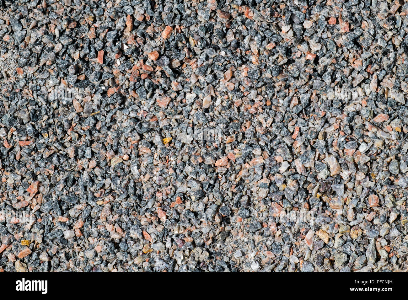 Stone texture of gray and red fine gravel Stock Photo - Alamy
