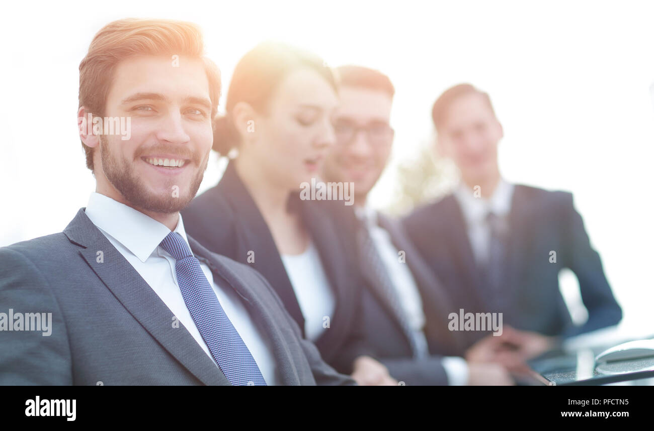 portrait of successful businessman at the office Stock Photo - Alamy