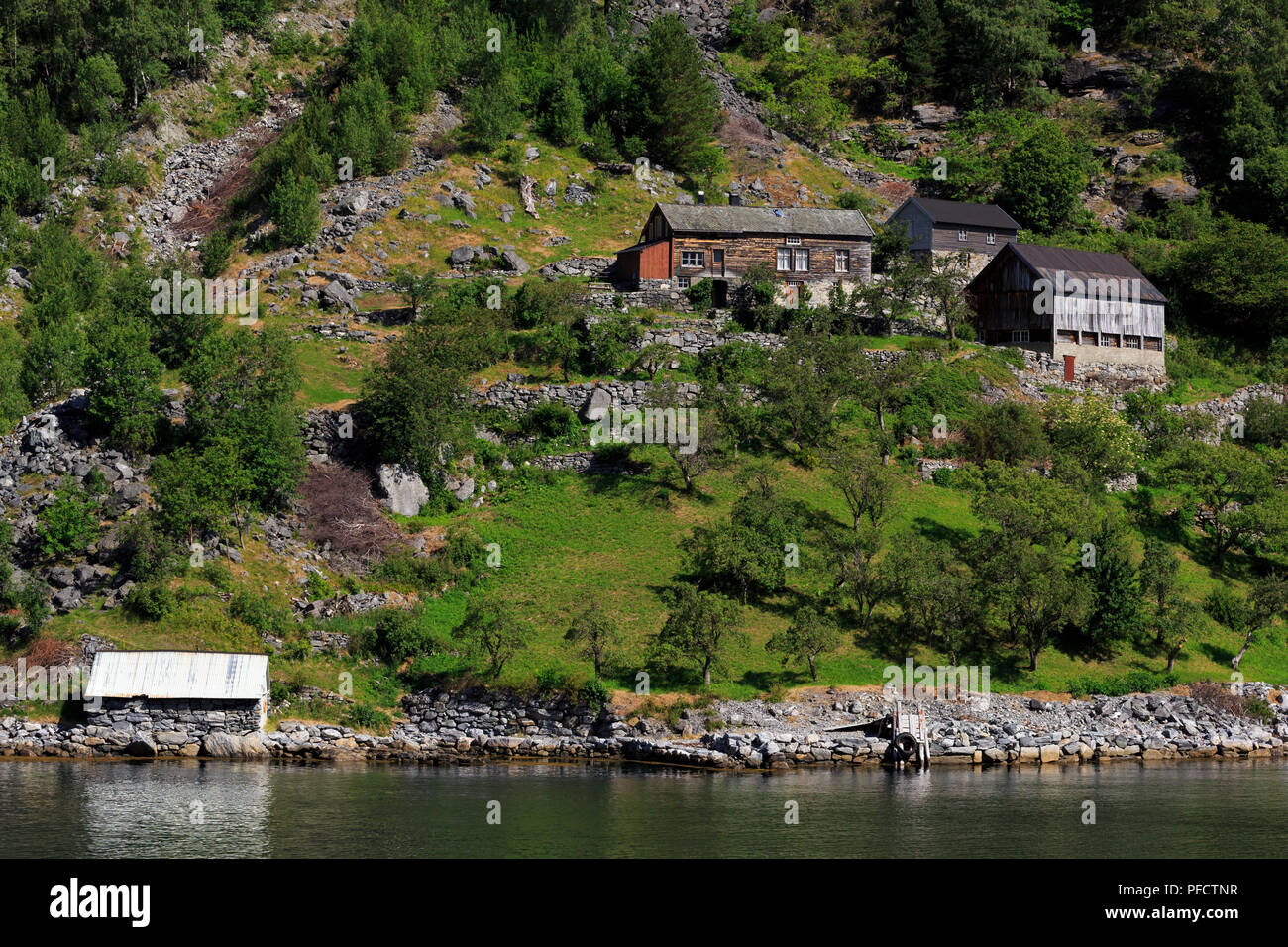 Farm in geirangerfjord hi-res stock photography and images - Alamy
