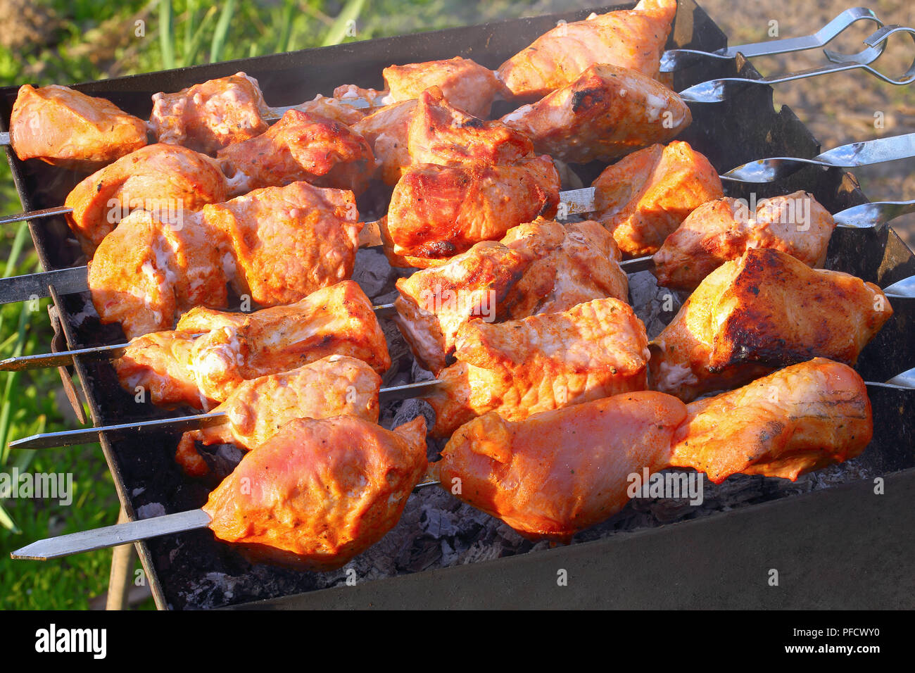 Chargrill meat hi-res stock photography and images - Alamy