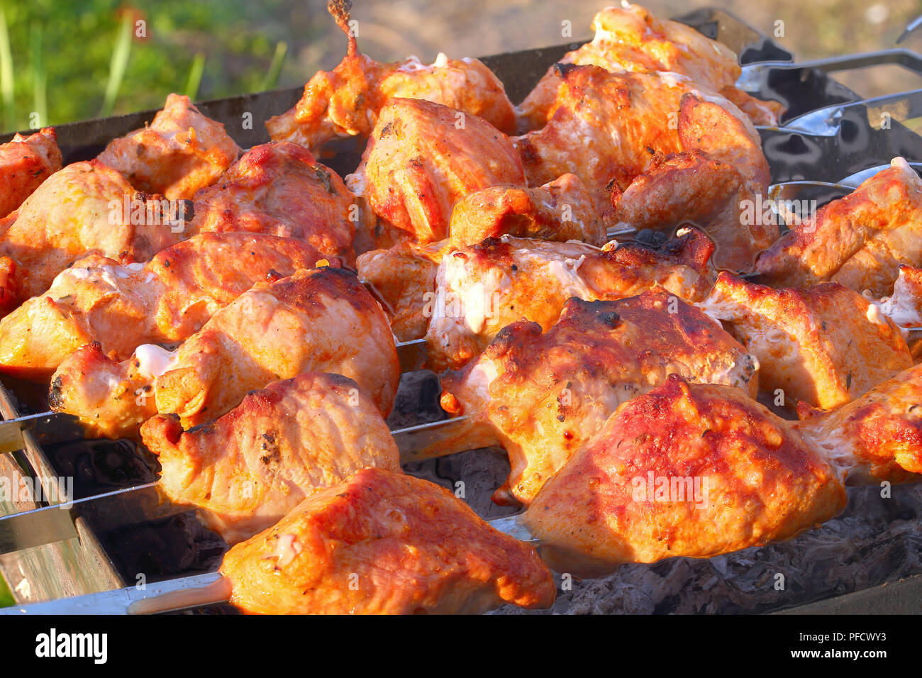 Chargrill meat hi-res stock photography and images - Alamy